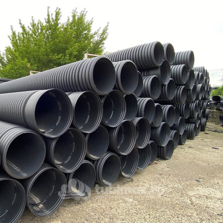 Oferta Firme - Teava Riflata Podete HDPE SN8 OD 630/530mm - Tubimax